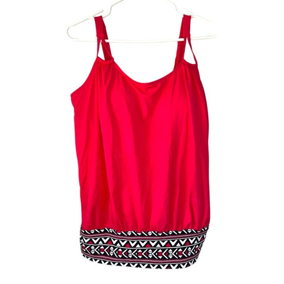Swimsuits For All | Swim | Swimsuits For All Bright Pink Tankini Swim ...